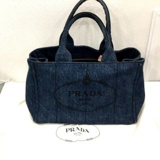 PRADA - PRADA プラダ カナパ デニム トートバッグ B1877B PRADA - PRADA プラダ カナパ デニム トートバッグ B1877B