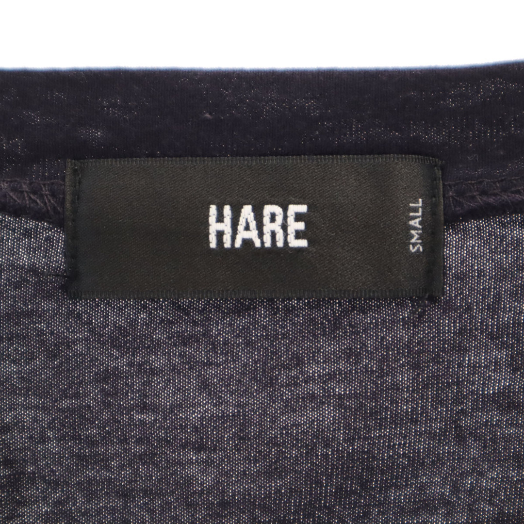 HARE - 古着 HARE ハレ 長袖 Tシャツ S ネイビー系 ロンT メンズ HARE - 古着 HARE ハレ 長袖 Tシャツ S ネイビー系 ロンT メンズ