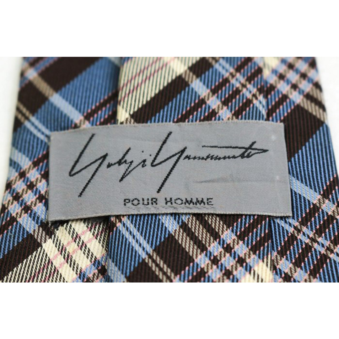 Yohji Yamamoto - ヨウジヤマモト ブランド ネクタイ チェック柄 Yohji Yamamoto - ヨウジヤマモト ブランド ネクタイ チェック柄