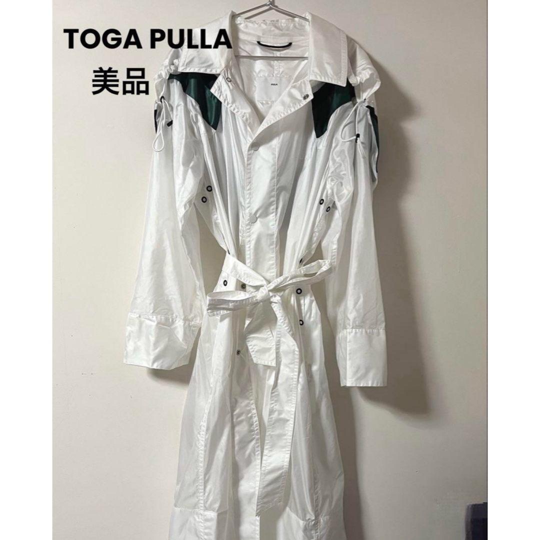 TOGA PULLA - 美品 TOGA PULLA ナイロンシップストップコートの TOGA PULLA - 美品 TOGA PULLA ナイロンシップストップコートの