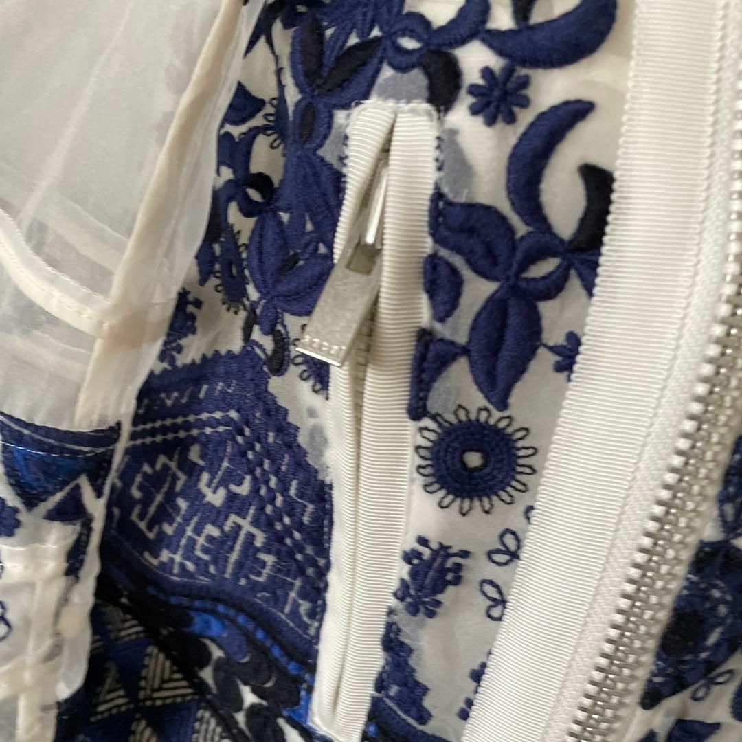 sacai - 55 sacai サカイ コート ジャケット アウター 花柄 刺繍 sacai - 55 sacai サカイ コート ジャケット アウター 花柄 刺繍