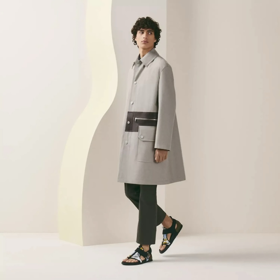 HERMES - 国内正規品 極美品 50 エルメス レザーディテール HERMES - 国内正規品 極美品 50 エルメス レザーディテール