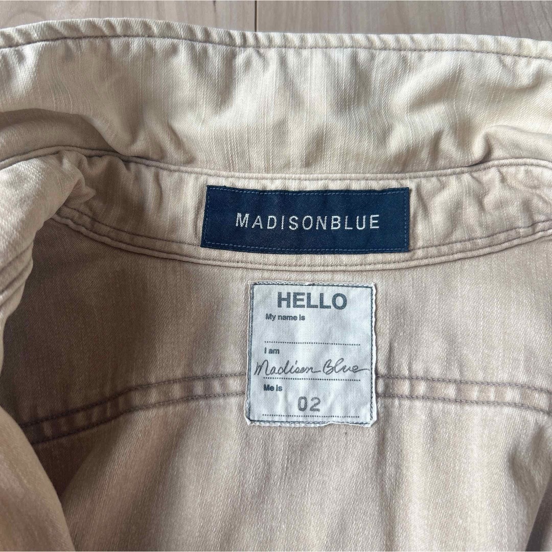 MADISONBLUE - MADISONBLUE ハンプトン バックサテンシャツ 02 MADISONBLUE - MADISONBLUE ハンプトン バックサテンシャツ 02