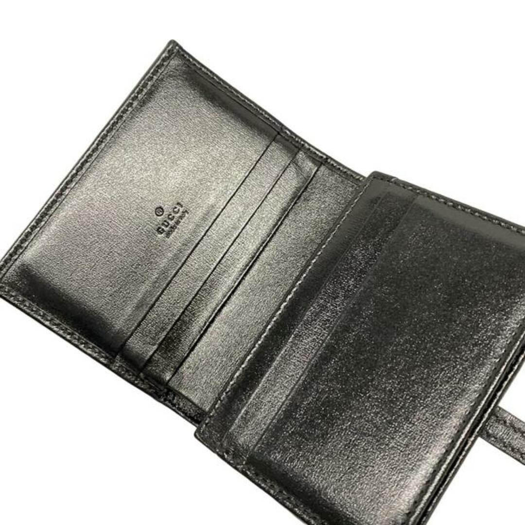 GUCCI - GUCCI(グッチ) 2つ折り財布 ジャッキー1961 645536 黒 GUCCI - GUCCI(グッチ) 2つ折り財布 ジャッキー1961 645536 黒