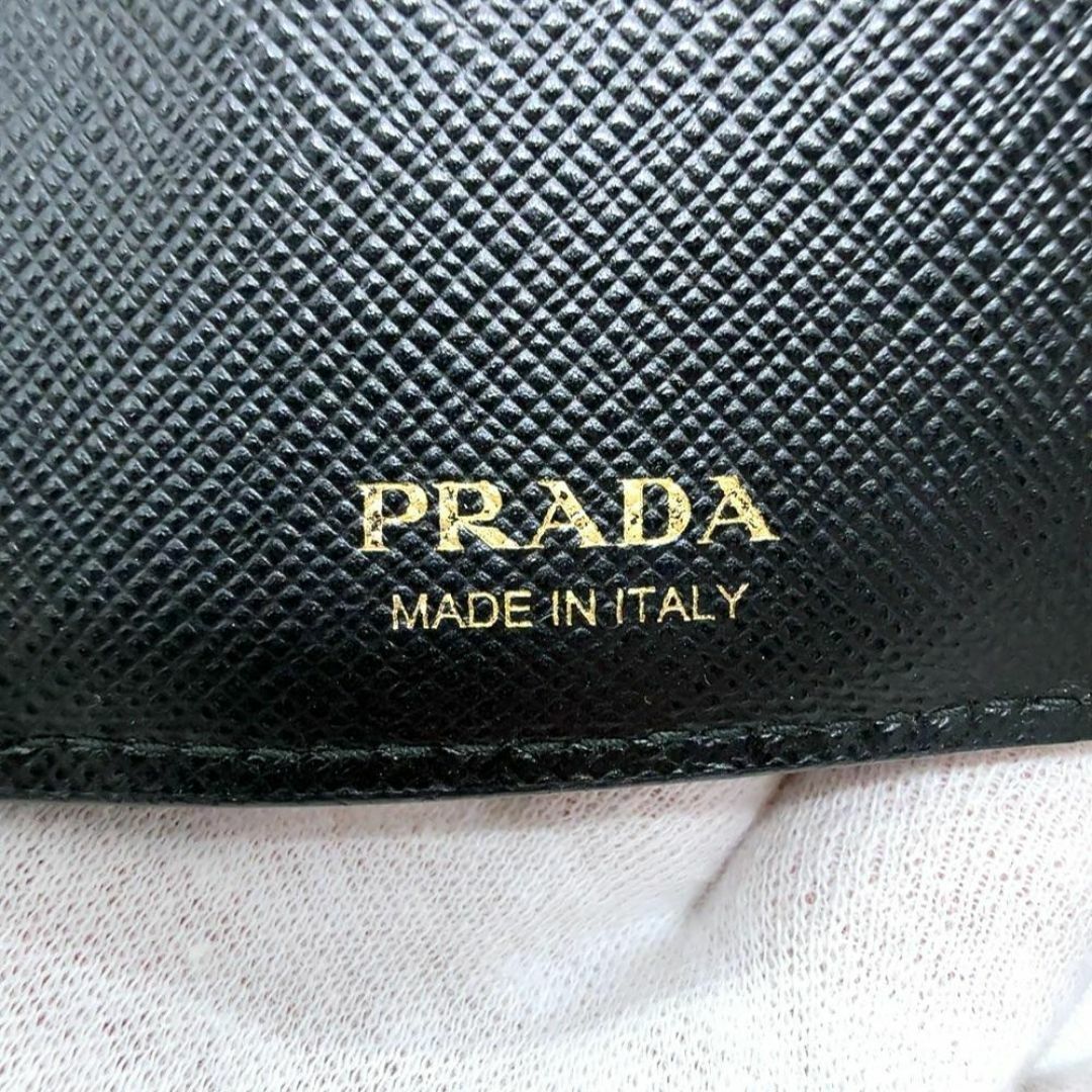 PRADA - ◇プラダ◇レザー/サフィアーノ/コンパクトウォレット PRADA - ◇プラダ◇レザー/サフィアーノ/コンパクトウォレット