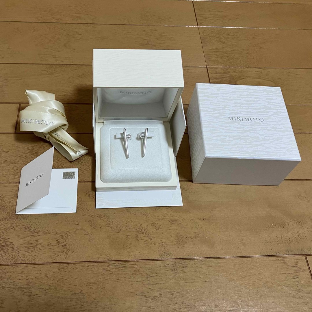 MIKIMOTO - ミキモト Vコード ピアス シルバーの通販 by moana MIKIMOTO - ミキモト Vコード ピアス シルバーの通販 by moana