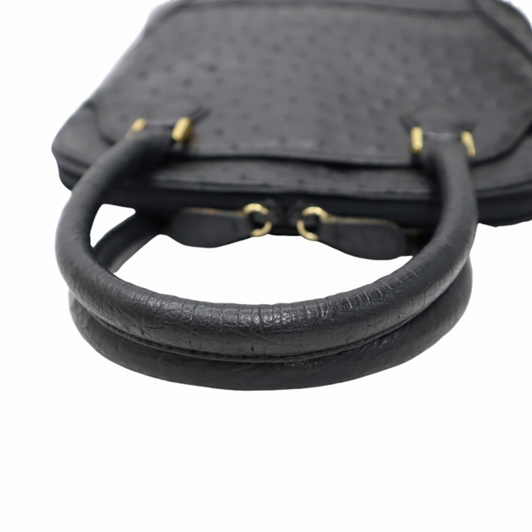 other - Champrose オーストリッチ ハンドバッグ BLACK(ブラック other - Champrose オーストリッチ ハンドバッグ BLACK(ブラック