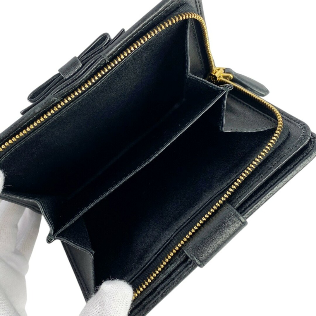 PRADA - □美品□ プラダ 二つ折り 財布 コンパクト ウォレット PRADA - □美品□ プラダ 二つ折り 財布 コンパクト ウォレット
