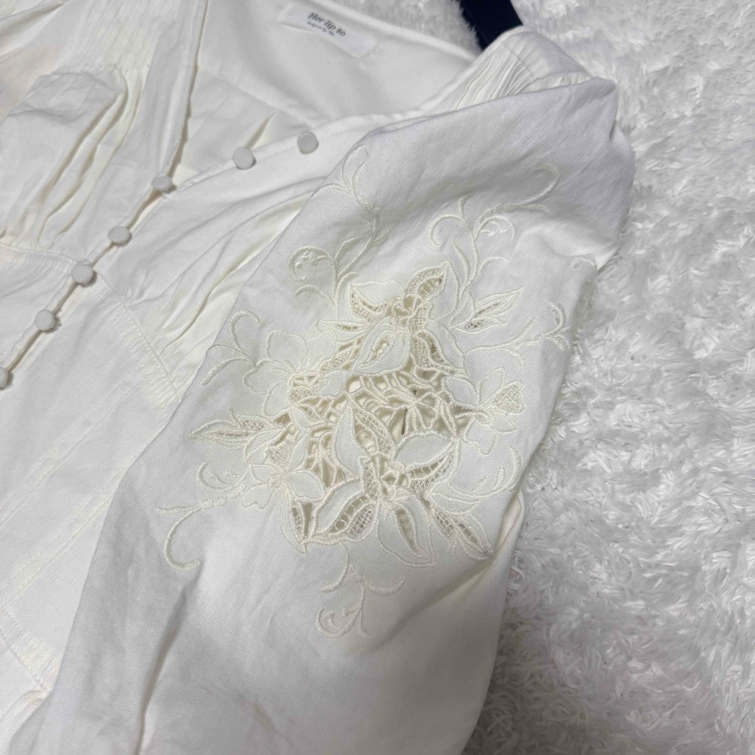 Her lip to - Her lip to Jacaranda Linen-Blend Dress Mの通販 Her lip to - Her lip to Jacaranda Linen-Blend Dress Mの通販