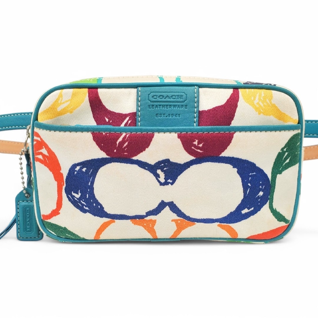 COACH - COACH ウエストポーチ ボディバッグ シグネチャー COACH - COACH ウエストポーチ ボディバッグ シグネチャー
