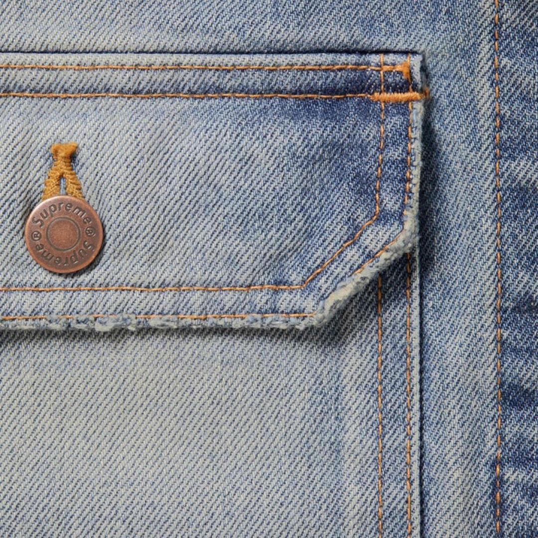 Supreme - Supreme Distressed Selvedge デニムジャケットの通販 Supreme - Supreme Distressed Selvedge デニムジャケットの通販