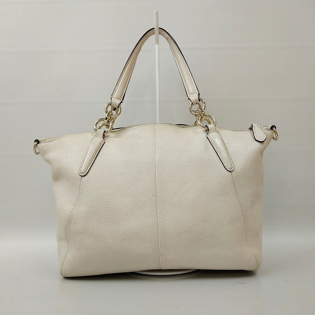 COACH - 2502-160|コーチ 2WAY ハンドバッグ レザー ホワイトの COACH - 2502-160|コーチ 2WAY ハンドバッグ レザー ホワイトの