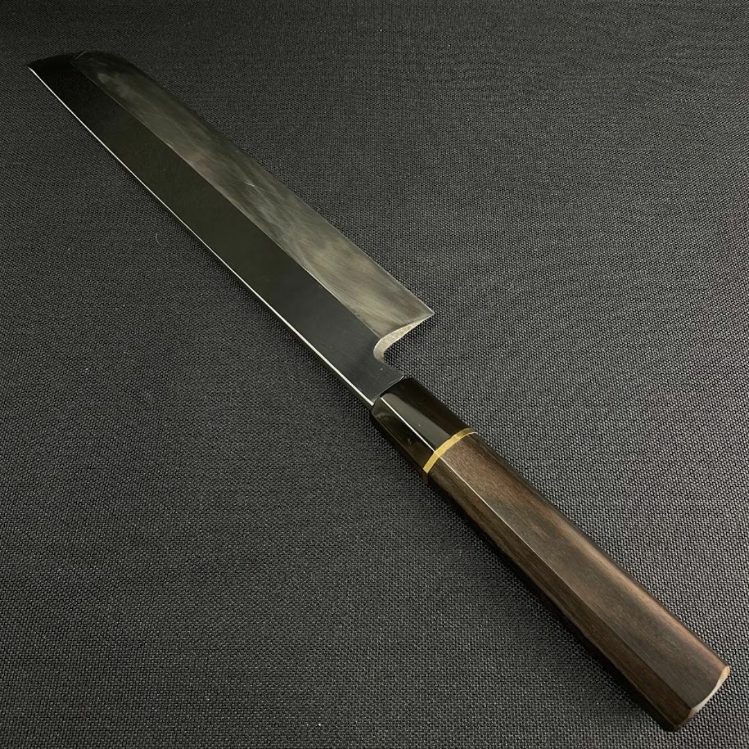 ほぼ未使用○丸越産業 鱧切り包丁○ 本焼き 鏡面仕上げ 黒檀柄 ほぼ未使用○丸越産業 鱧切り包丁○ 本焼き 鏡面仕上げ 黒檀柄