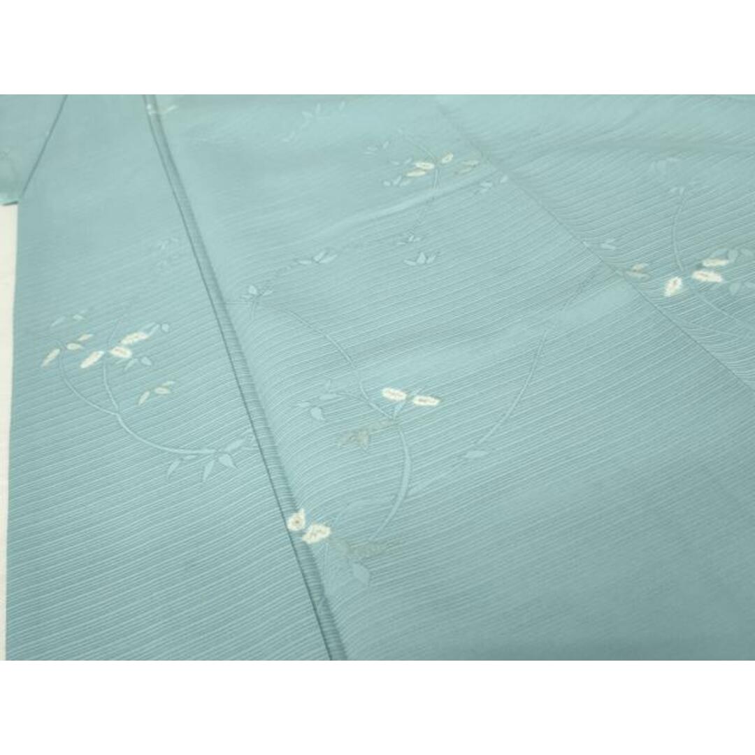 平和屋着物□上質な小紋 絞り 枝葉文 金糸 正絹 逸品 AAAS0866cs 平和屋着物□上質な小紋 絞り 枝葉文 金糸 正絹 逸品 AAAS0866cs