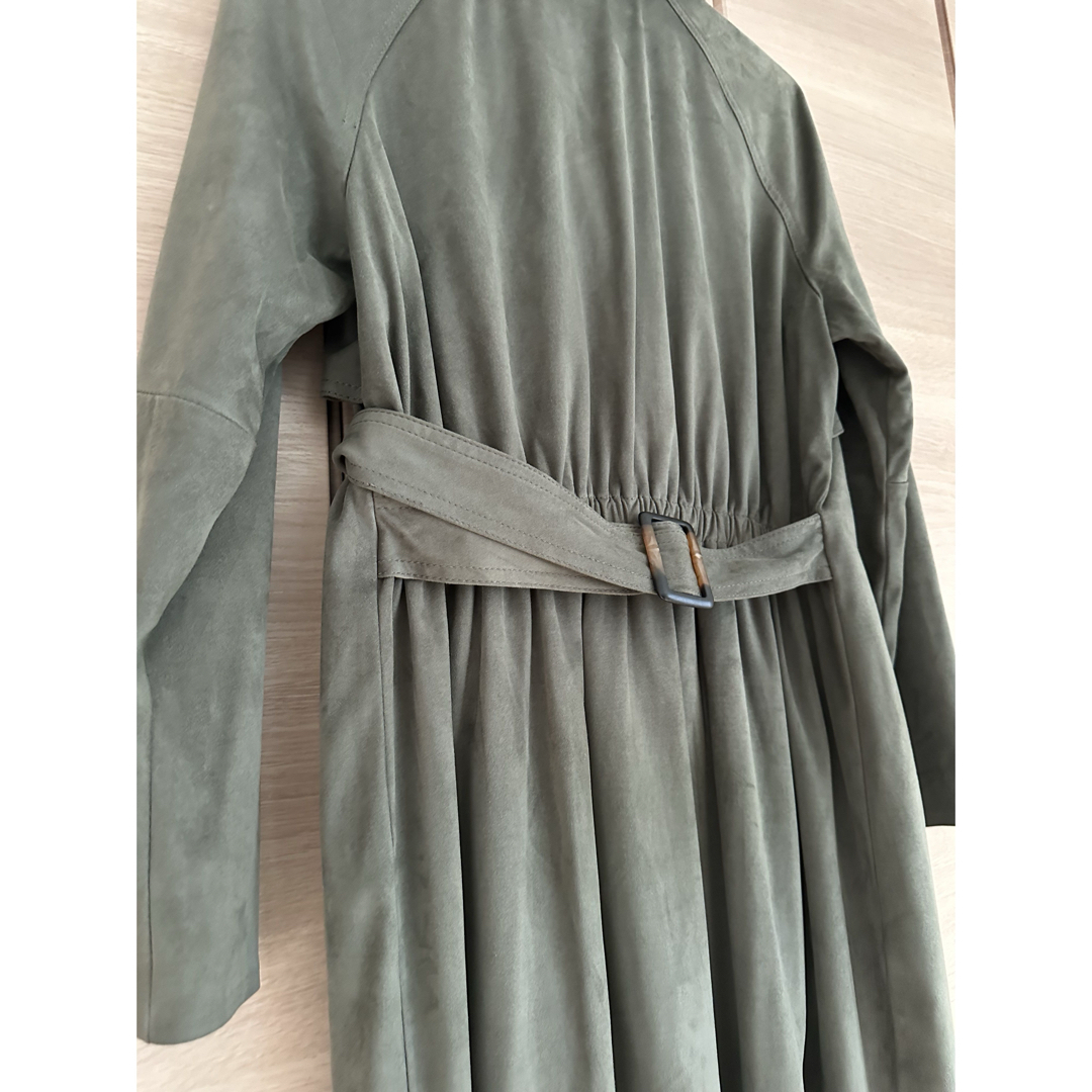 ZARA - ZARA|ロングトレンチコート(カーキ/EUR S)の通販 by ZARA - ZARA|ロングトレンチコート(カーキ/EUR S)の通販 by