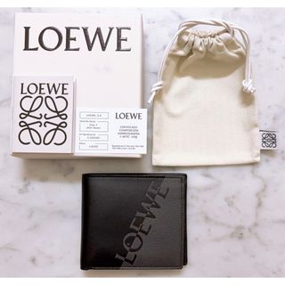 LOEWE - ロエベ 折財布 アナグラム リピート バイフォールド LOEWE - ロエベ 折財布 アナグラム リピート バイフォールド