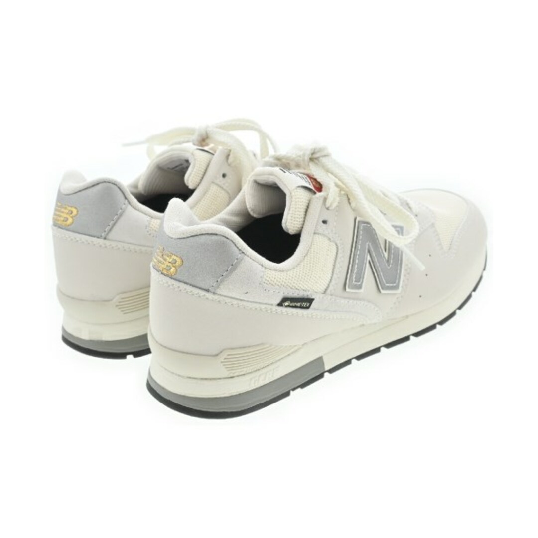 New Balance - New Balance スニーカー 23.5cm 白xライトグレー New Balance - New Balance スニーカー 23.5cm 白xライトグレー