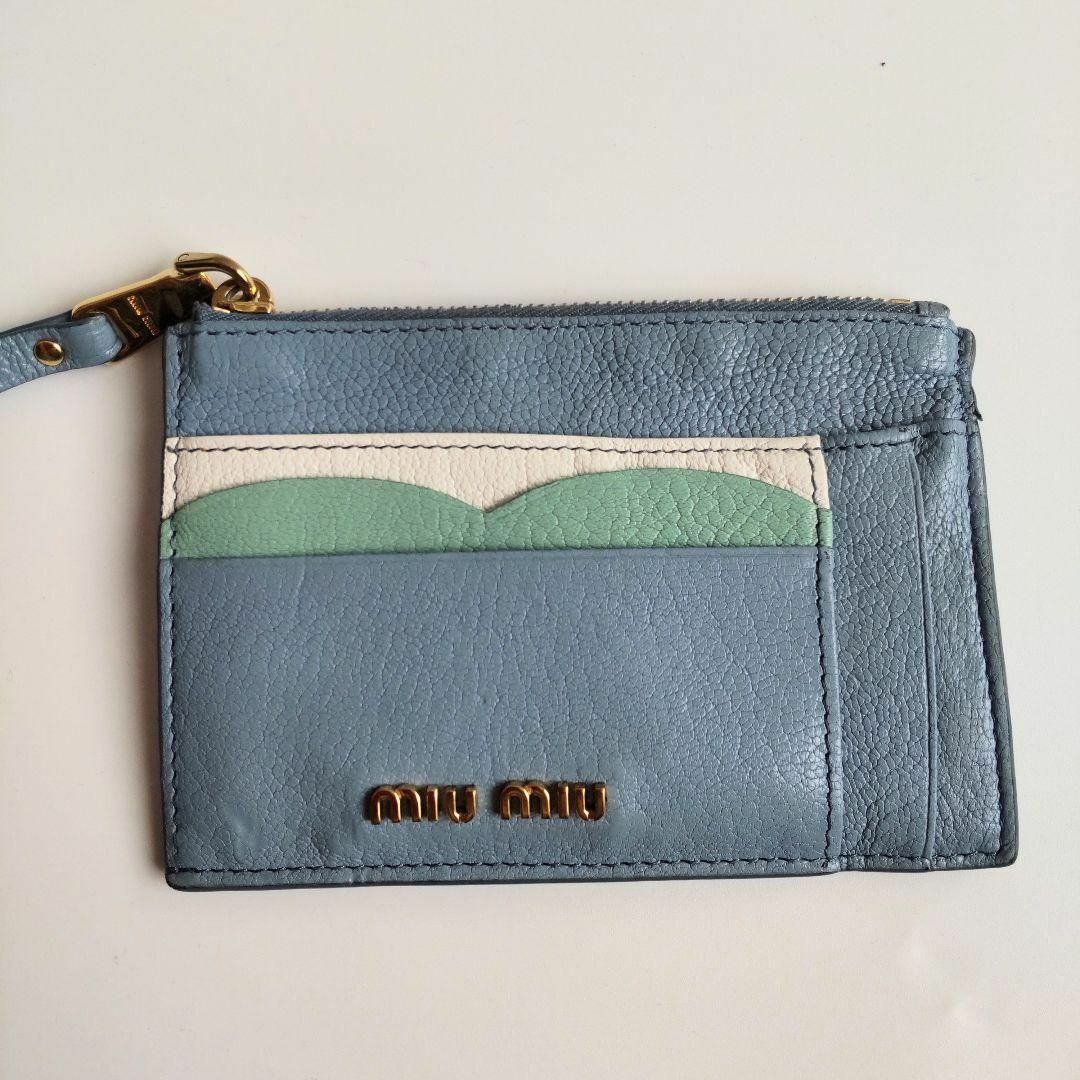 MIU MIU - 美品 ミュウミュウ レザー フラグメントケース コイン MIU MIU - 美品 ミュウミュウ レザー フラグメントケース コイン