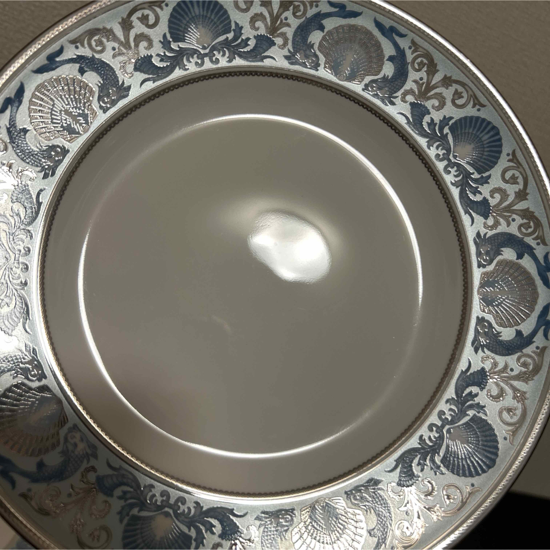 WEDGWOOD - ウェッジウッド ドルフィン ブルー デザートプレート WEDGWOOD - ウェッジウッド ドルフィン ブルー デザートプレート