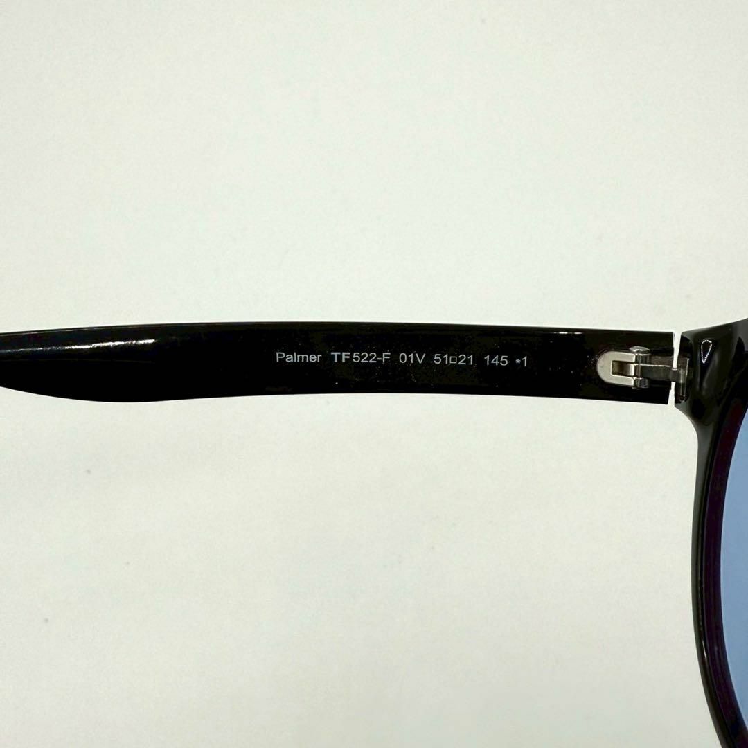 TOM FORD - トムフォード Palmer サングラス ブルーレンズ 黒縁 TOM FORD - トムフォード Palmer サングラス ブルーレンズ 黒縁