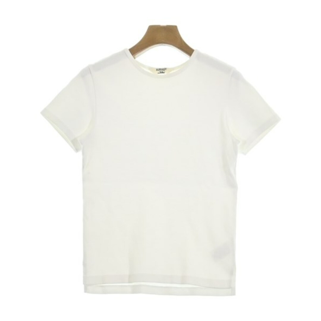 AURALEE - AURALEE オーラリー Tシャツ・カットソー 0(S位) 白 AURALEE - AURALEE オーラリー Tシャツ・カットソー 0(S位) 白