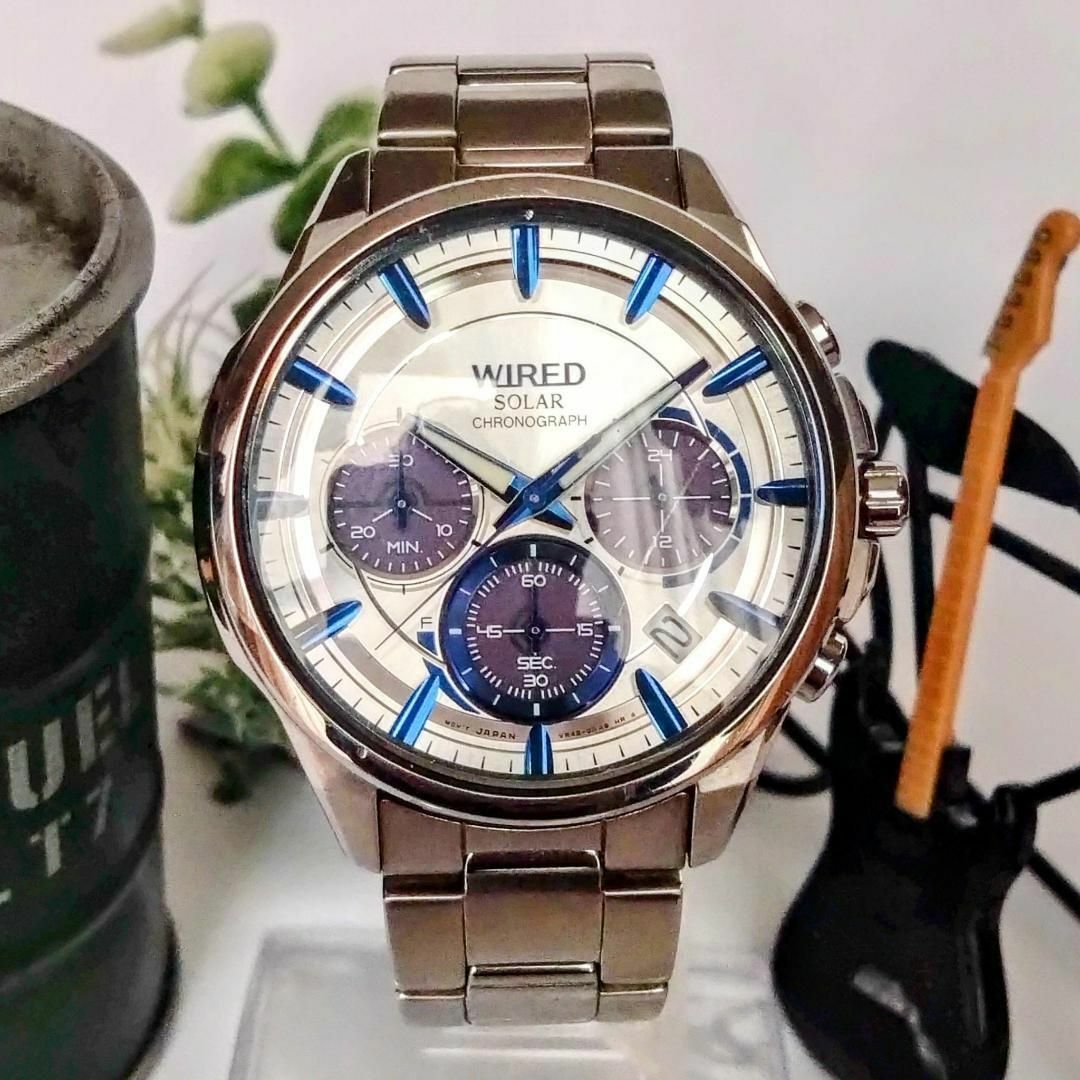WIRED - 良品 SEIKOメンズ腕時計WIREDワイアード シルバー WIRED - 良品 SEIKOメンズ腕時計WIREDワイアード シルバー