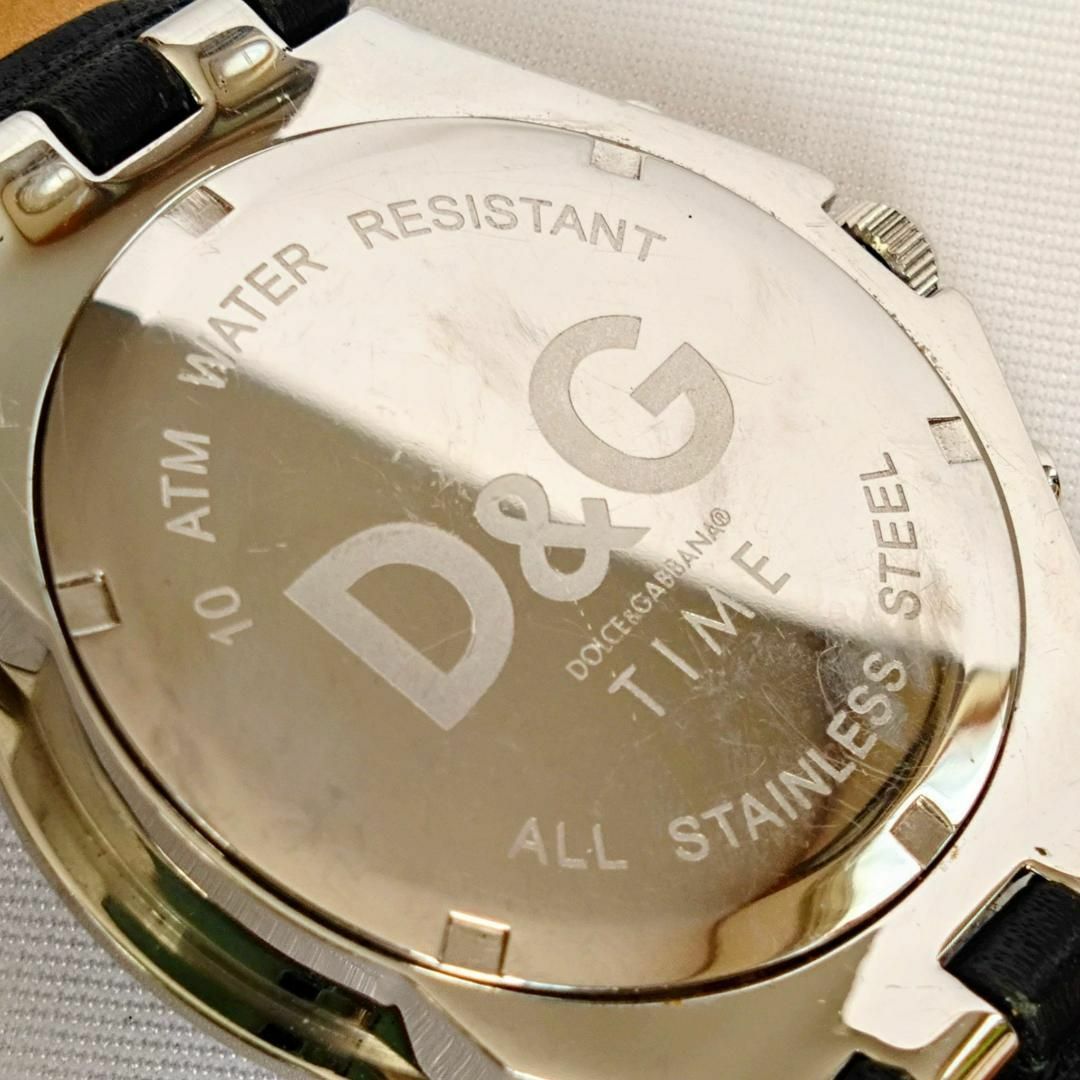 D&G - 良品 ドルチェ&ガッバーナ メンズ腕時計ブラック クロノ D&G - 良品 ドルチェ&ガッバーナ メンズ腕時計ブラック クロノ