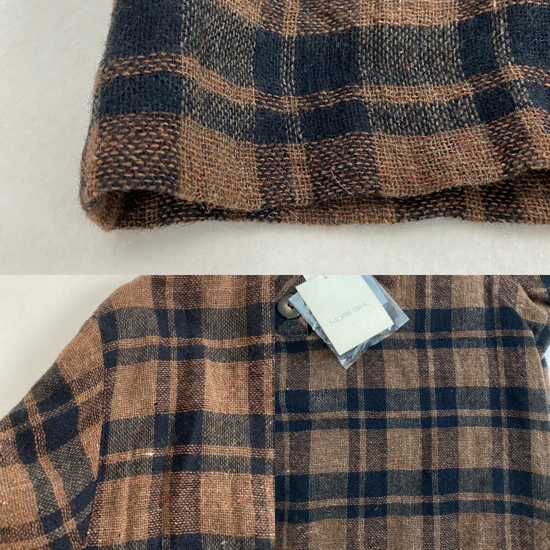 VINTAGE - ヴィンテージ ワンピース 長袖 春 チェック柄 VINTAGE - ヴィンテージ ワンピース 長袖 春 チェック柄