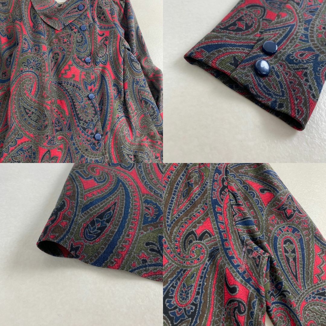 VINTAGE - ヴィンテージ ワンピース 東京スタイル ペイズリー VINTAGE - ヴィンテージ ワンピース 東京スタイル ペイズリー