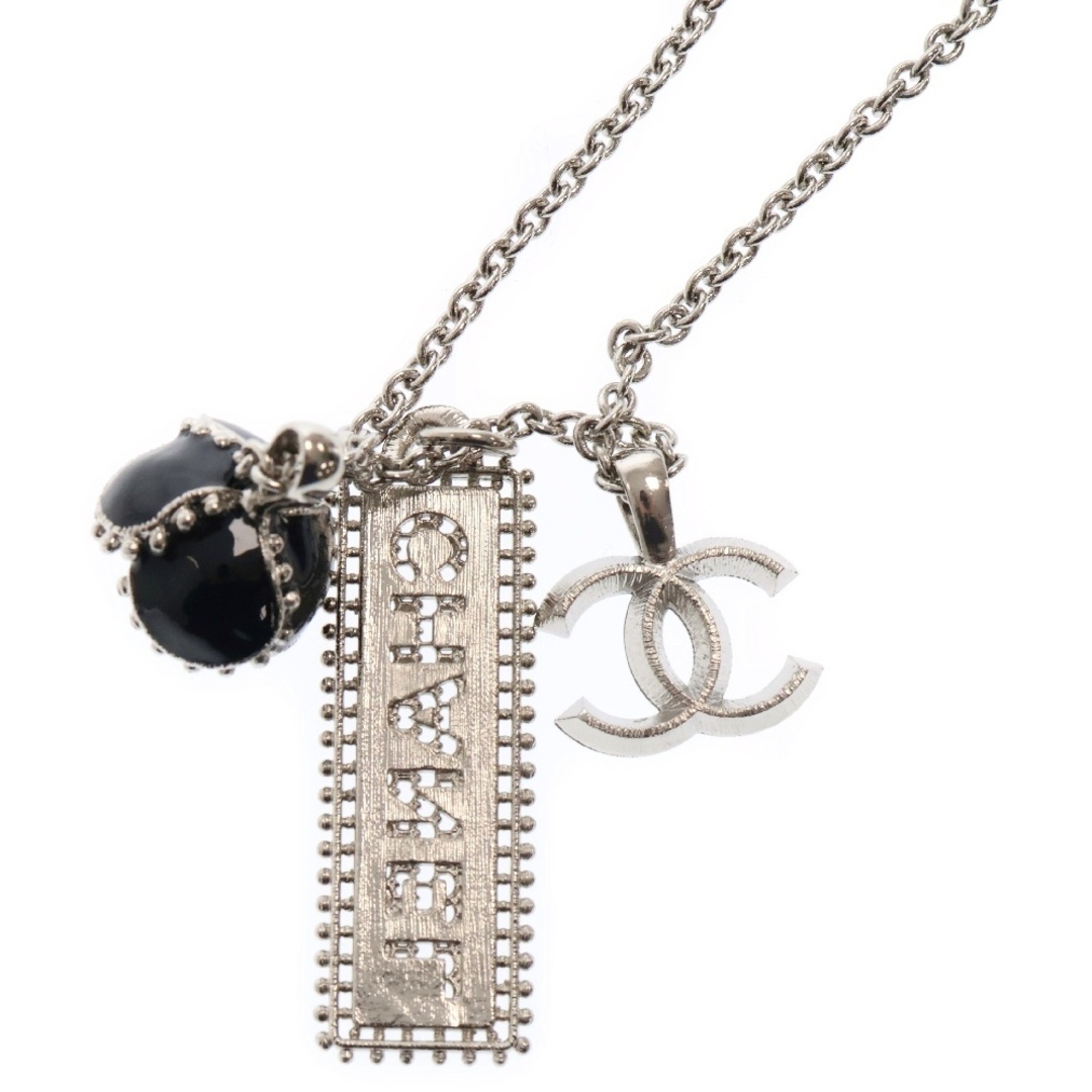 CHANEL - CHANEL シャネル 3連ネックレストップ付き ロング CHANEL - CHANEL シャネル 3連ネックレストップ付き ロング