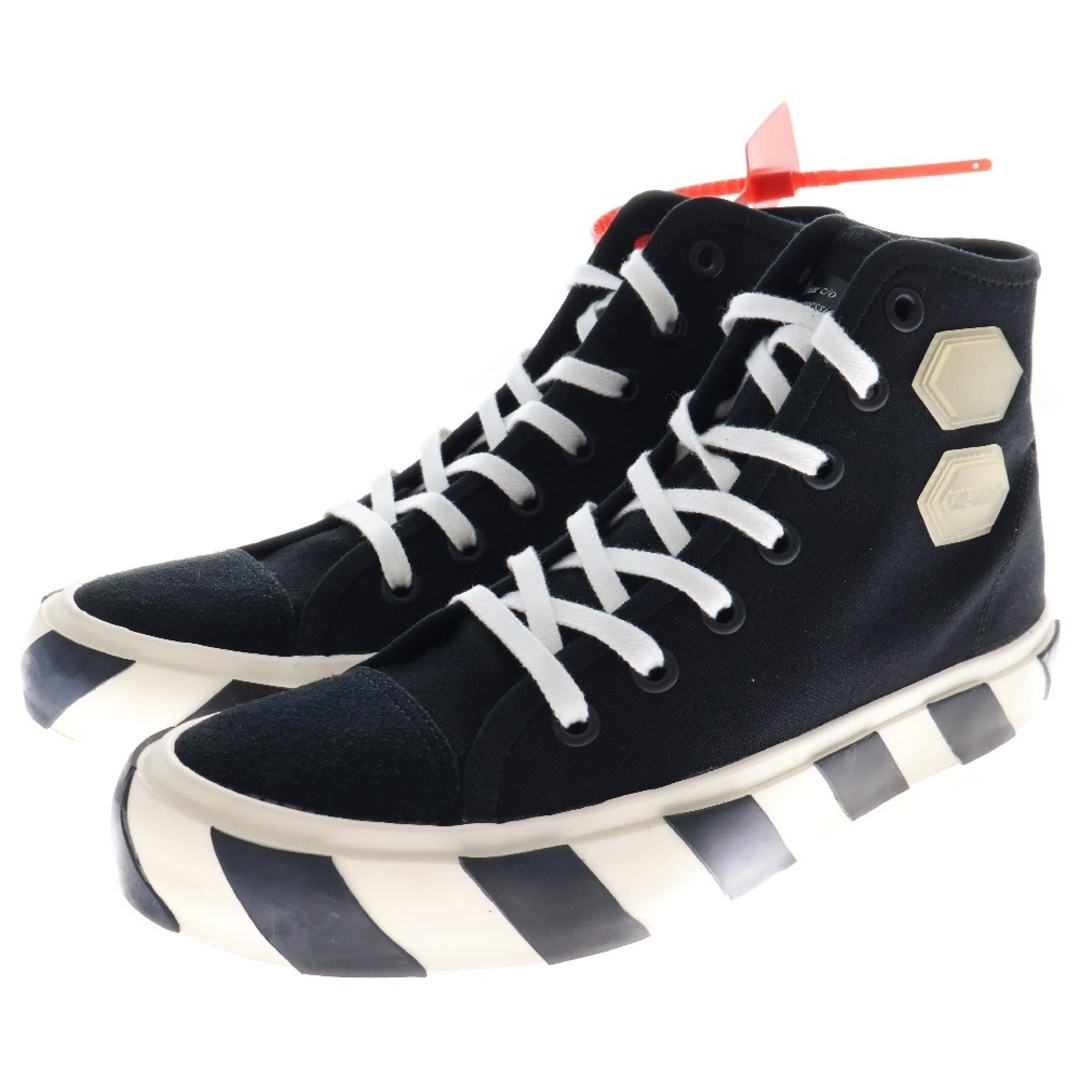 Off-White - OFF-WHITE オフホワイト VULCANISED STRIPED HI TOP Off-White - OFF-WHITE オフホワイト VULCANISED STRIPED HI TOP