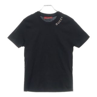 GUCCI - GUCCI グッチ 24AW クリスタル付き ロゴ コットン GUCCI - GUCCI グッチ 24AW クリスタル付き ロゴ コットン