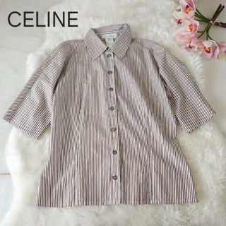 CELINE(コットン ・ シャツ/ブラウス(半袖/袖なし))のフリマ CELINE(コットン ・ シャツ/ブラウス(半袖/袖なし))のフリマ