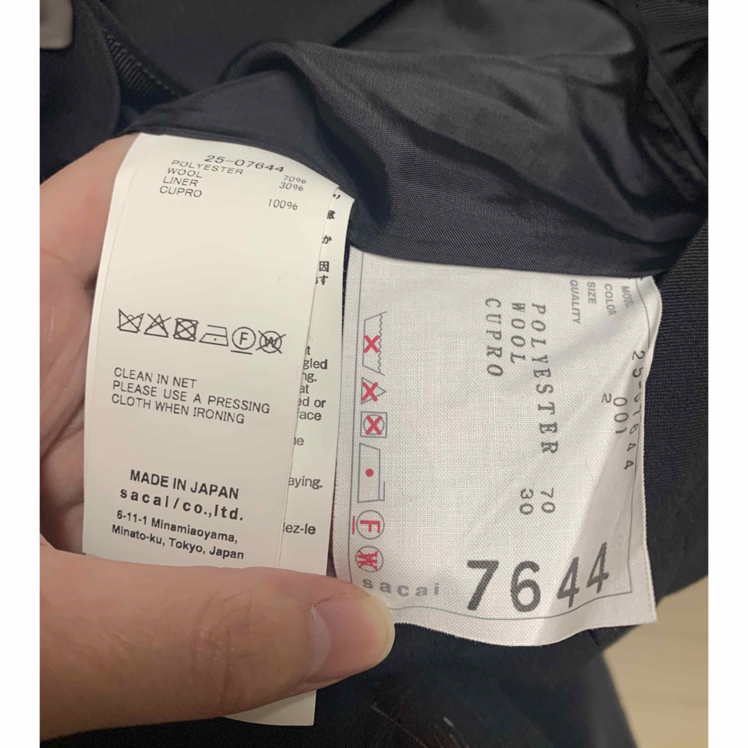 sacai - sacai 新品 25ss 新作 ショーツ ショートパンツ 黒の sacai - sacai 新品 25ss 新作 ショーツ ショートパンツ 黒の
