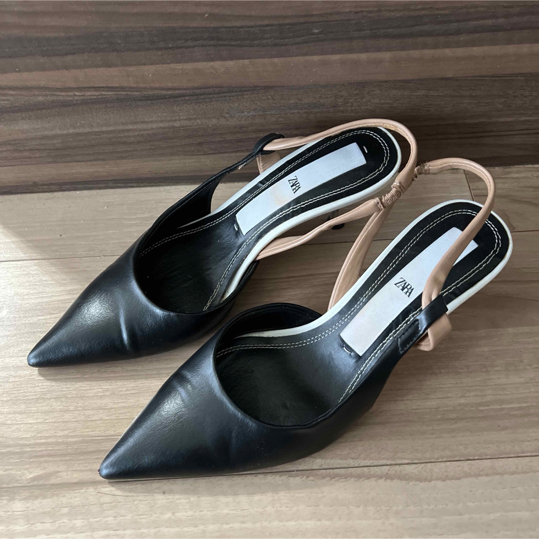 ZARA - ZARA サイドオープンパンプス37の通販 by まめ's shop ZARA - ZARA サイドオープンパンプス37の通販 by まめ's shop