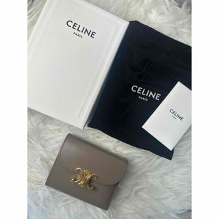 CELINE - セリーヌ ラージ ストラップウォレット 長財布 レザー CELINE - セリーヌ ラージ ストラップウォレット 長財布 レザー