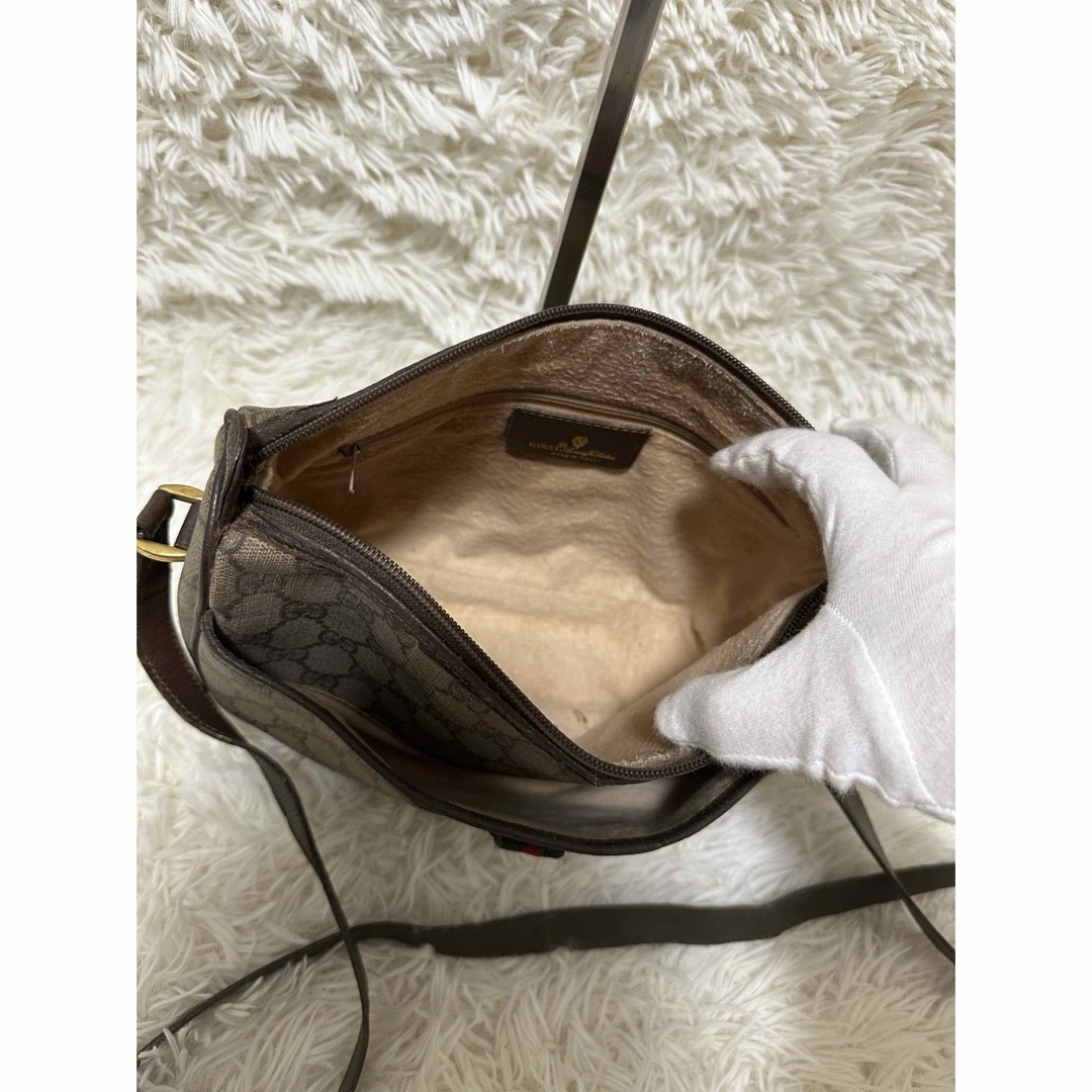 GUCCI - 希少 グッチ シェリーライン GG キャンバス レザー GUCCI - 希少 グッチ シェリーライン GG キャンバス レザー