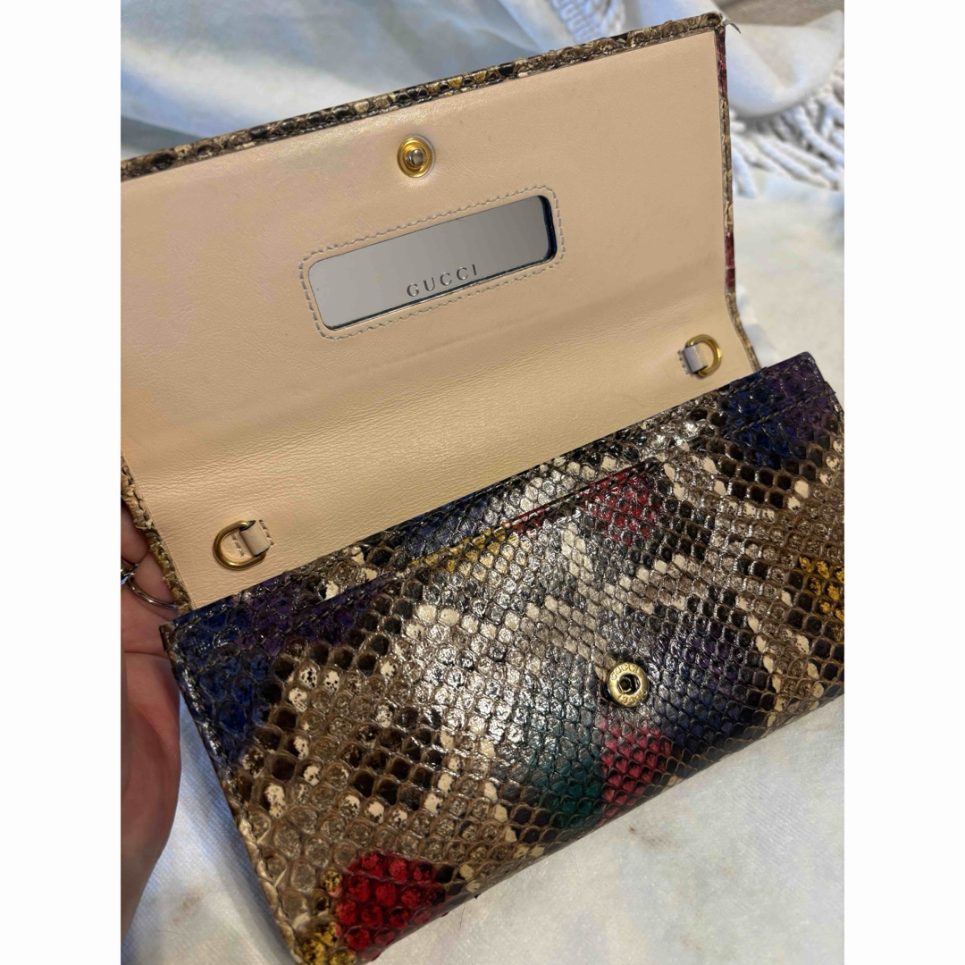 GUCCI - GUCCI♡ヘビ柄♡マルチカラー♡長財布の通販 by pp's GUCCI - GUCCI♡ヘビ柄♡マルチカラー♡長財布の通販 by pp's