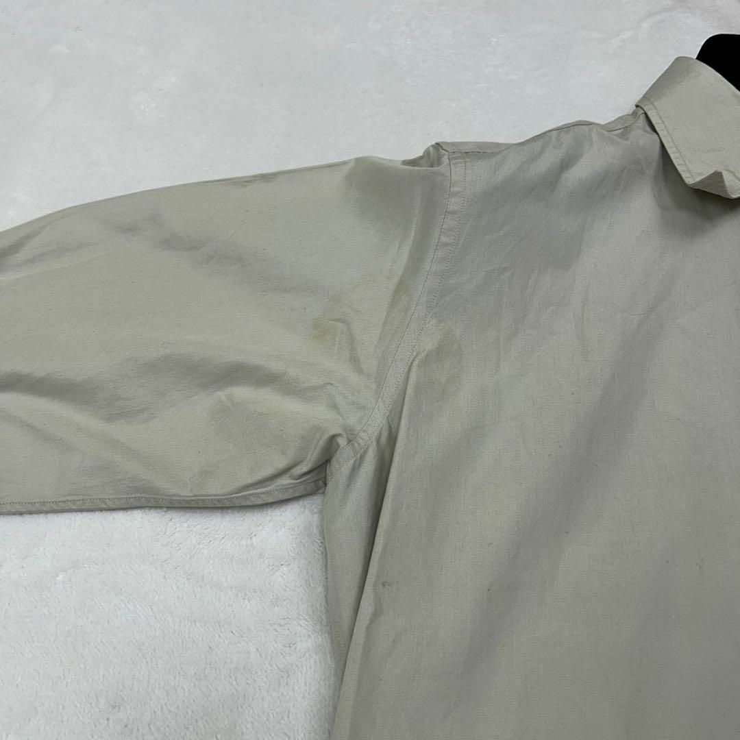 HERMES - F688 S 36 エルメス コットン100% グレー 長袖 シャツ HERMES - F688 S 36 エルメス コットン100% グレー 長袖 シャツ