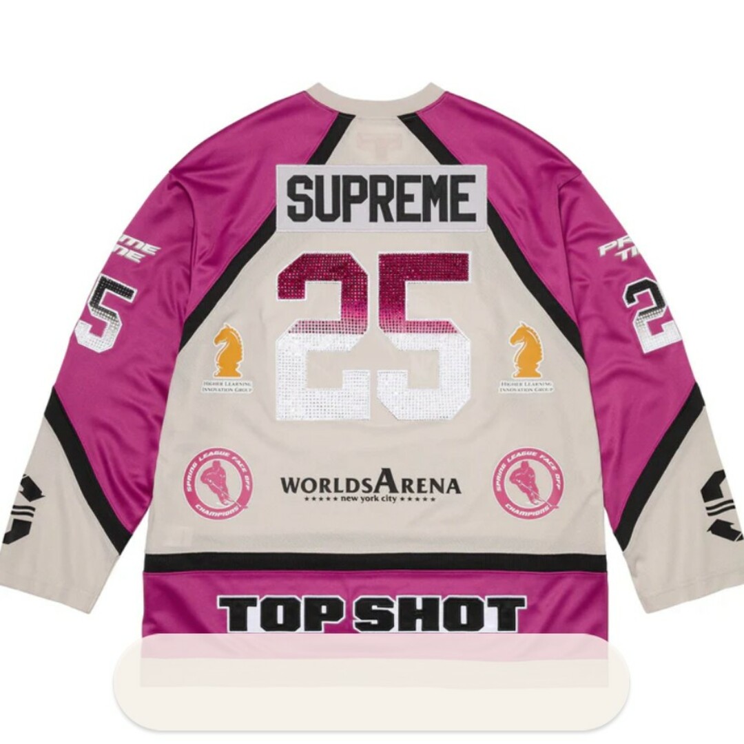 Supreme - Supreme Rhinestone Hockey Jersey Supreme - Supreme Rhinestone Hockey Jersey