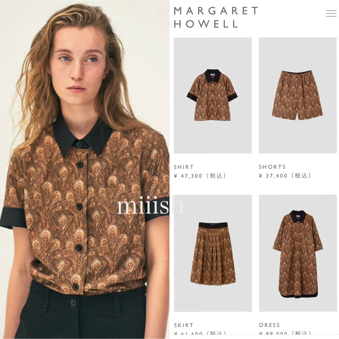 MARGARET HOWELL - 極美品 2024 マーガレットハウエル×リバティ MARGARET HOWELL - 極美品 2024 マーガレットハウエル×リバティ