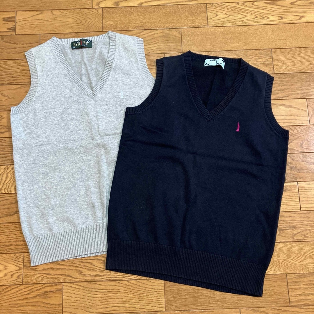 EASTBOY - EAST BOY スクールベスト 2色セット 9号 Mの通販 by EASTBOY - EAST BOY スクールベスト 2色セット 9号 Mの通販 by