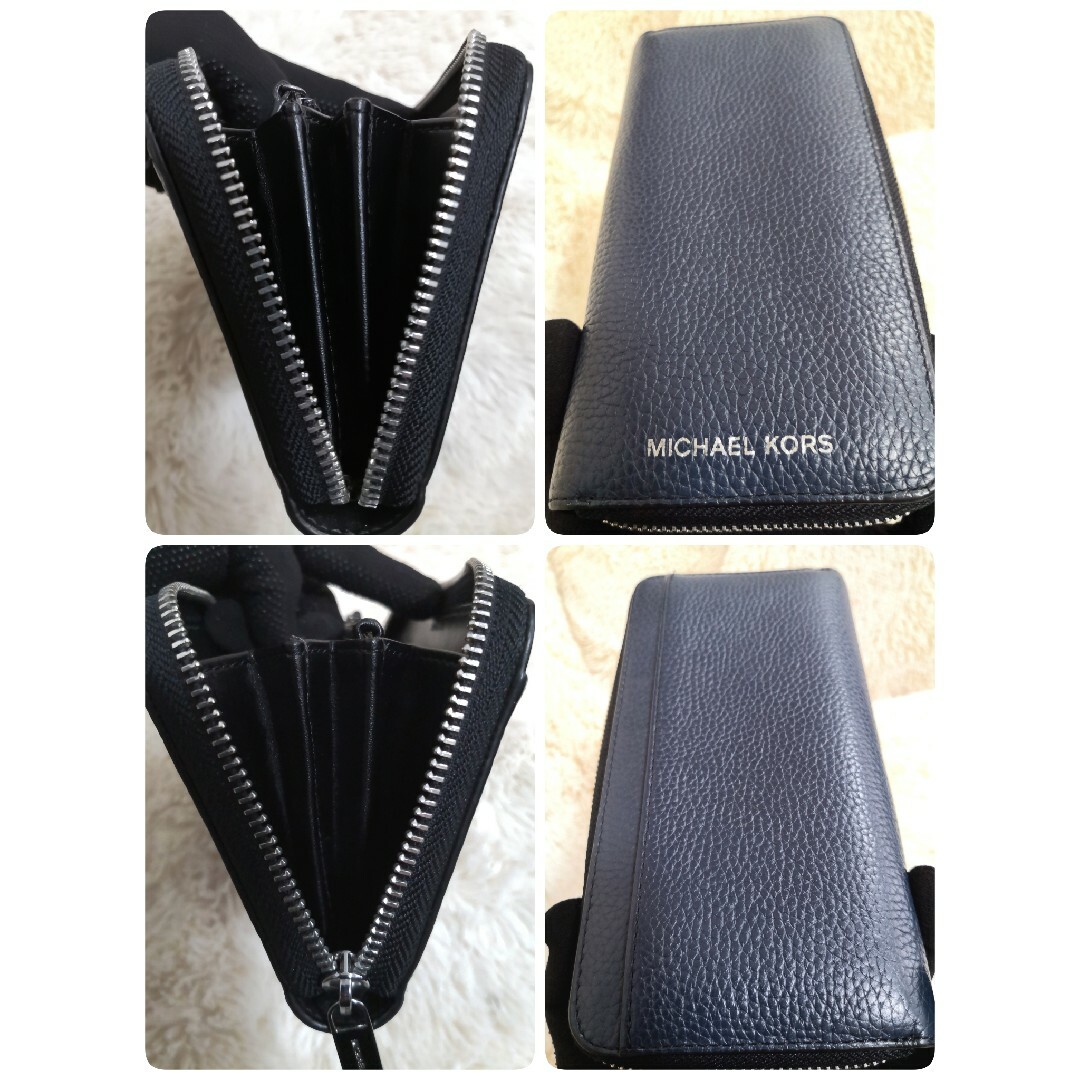 MICHAEL KORS - 【美品】マイケルコース メンズ 財布 長財布の MICHAEL KORS - 【美品】マイケルコース メンズ 財布 長財布の