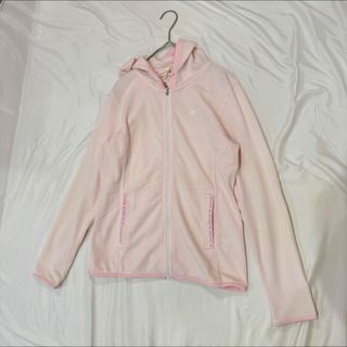 Courreges - クレージュ ジップアップパーカー ピンク Courreges - クレージュ ジップアップパーカー ピンク