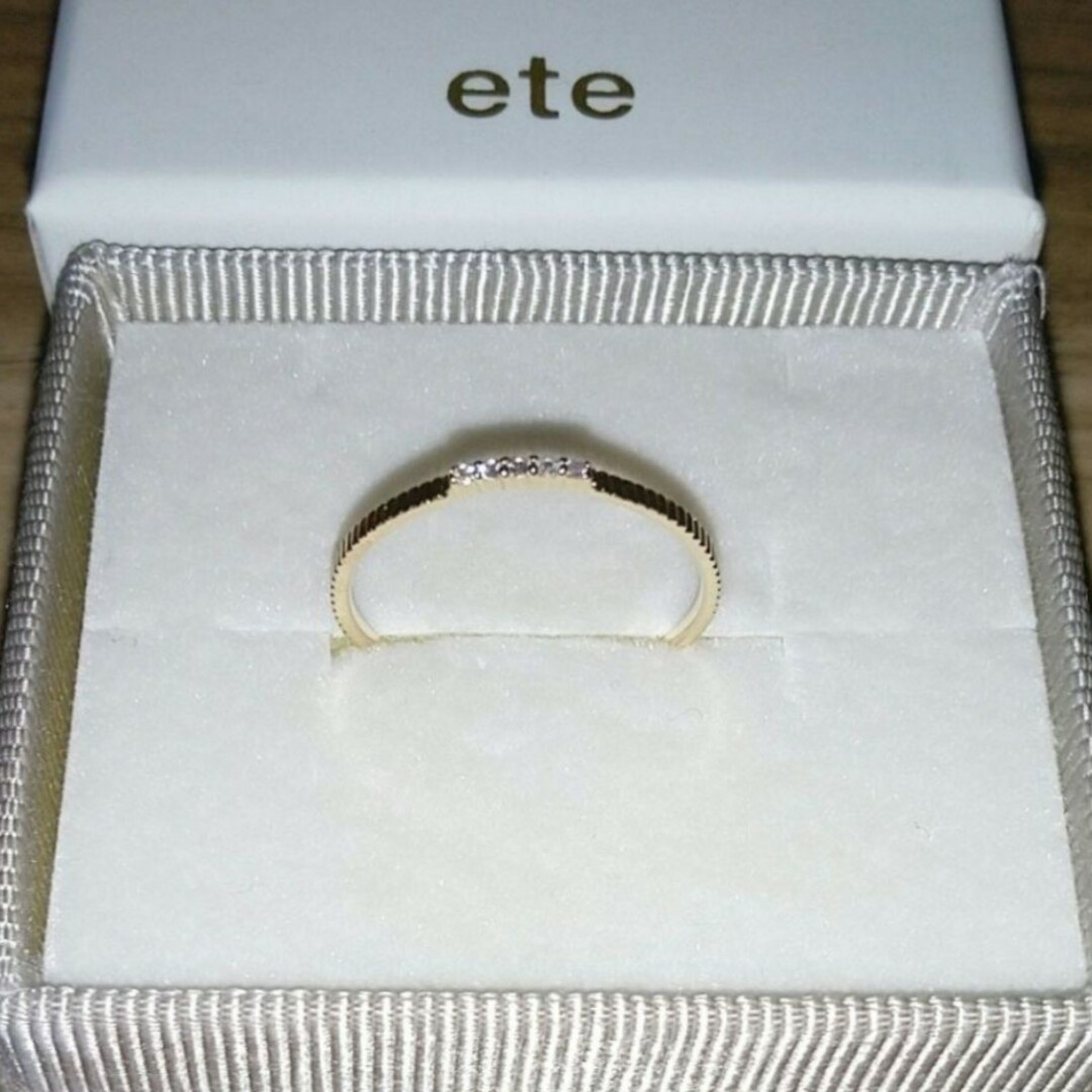 ete - エテ K10ダイヤリング #15の通販 by Ys 's shop|エテなら ete - エテ K10ダイヤリング #15の通販 by Ys 's shop|エテなら