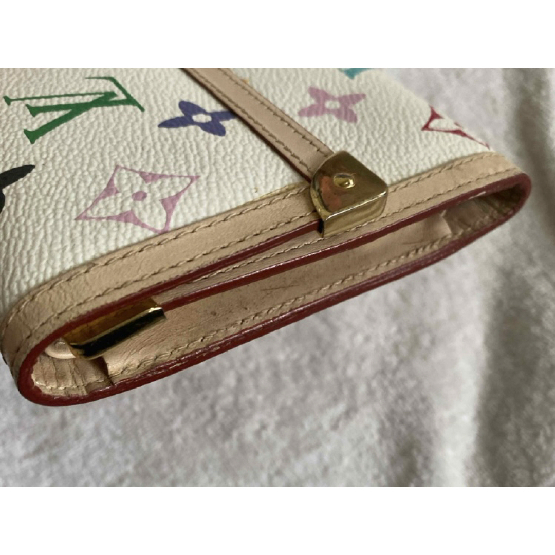 LOUIS VUITTON - 美品ルイヴィトンマルチカラー三つ折り長財の LOUIS VUITTON - 美品ルイヴィトンマルチカラー三つ折り長財の