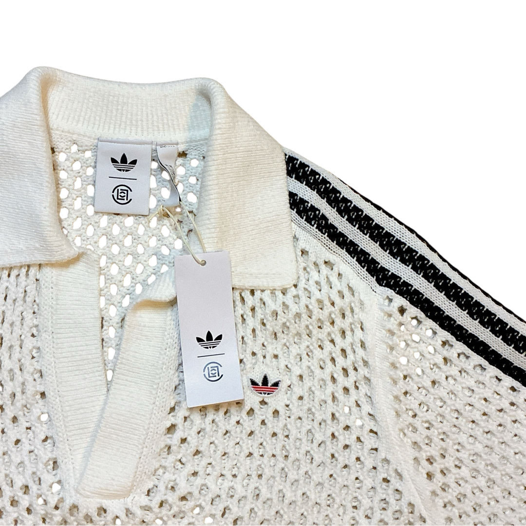 adidas - adidas CLOT CROCHET POLO CWHITE アディダス Sの通販 adidas - adidas CLOT CROCHET POLO CWHITE アディダス Sの通販