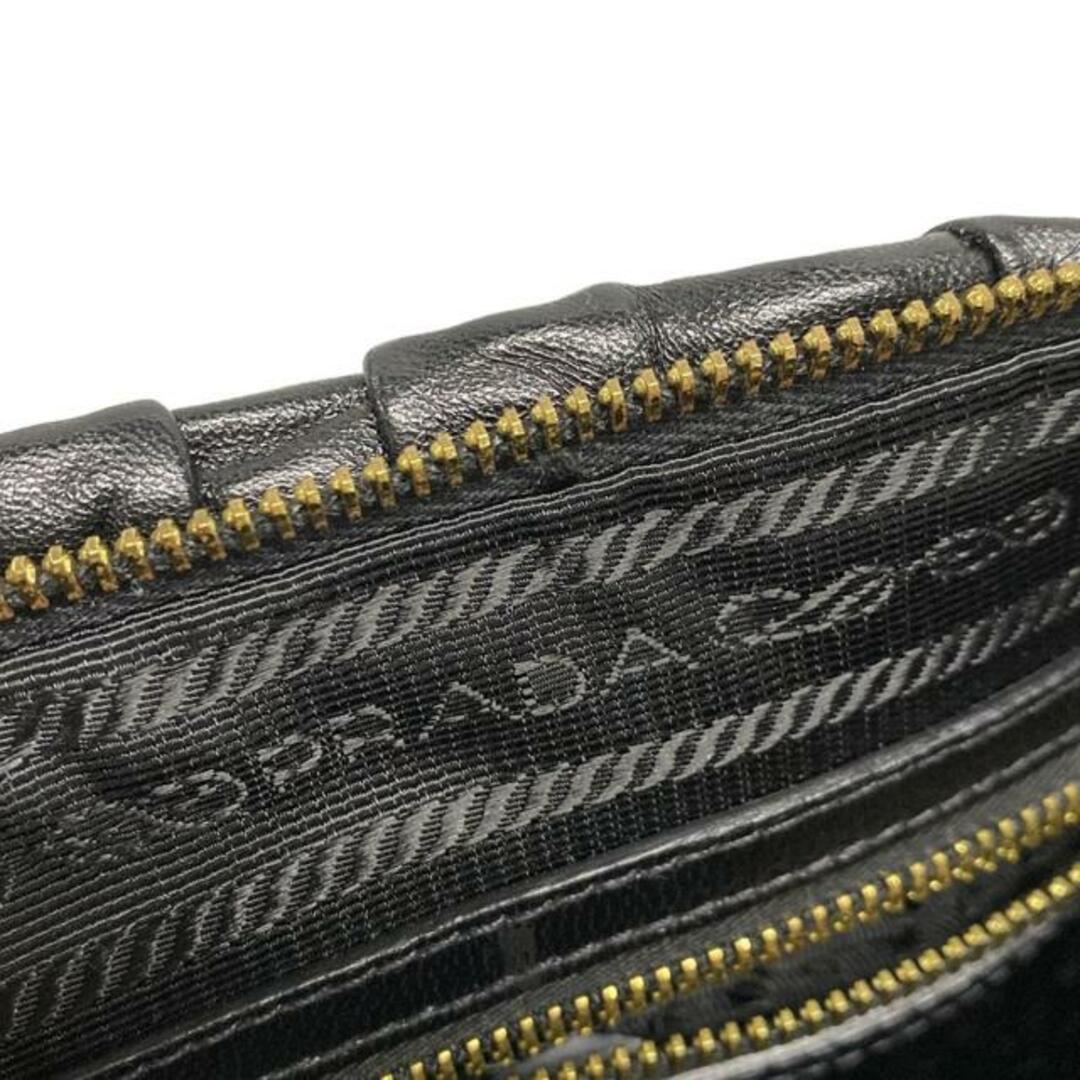 PRADA - PRADA(プラダ) クラッチバッグ - BP0265 黒 革タグ PRADA - PRADA(プラダ) クラッチバッグ - BP0265 黒 革タグ