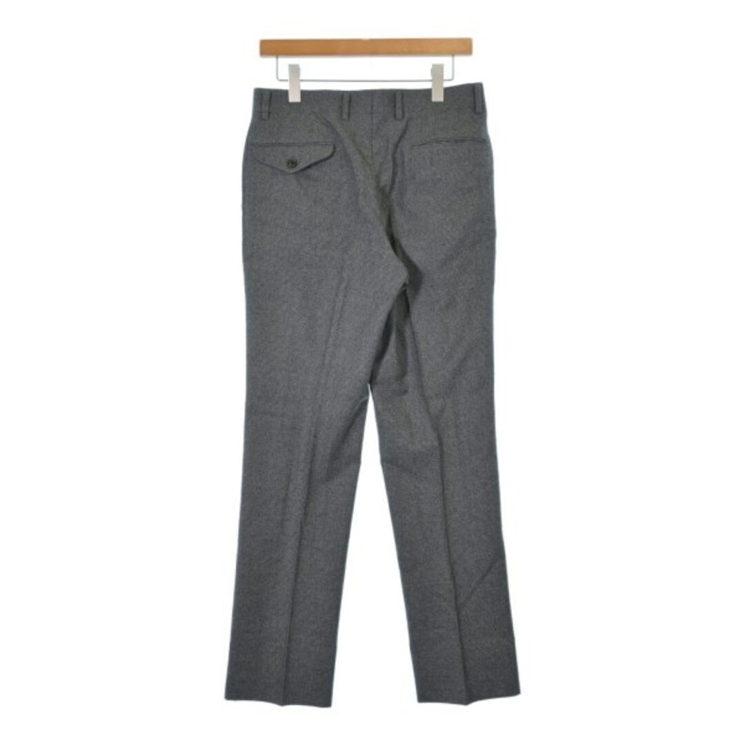 BURBERRY - BURBERRY バーバリー スラックス 79(M位) グレーx黒 BURBERRY - BURBERRY バーバリー スラックス 79(M位) グレーx黒