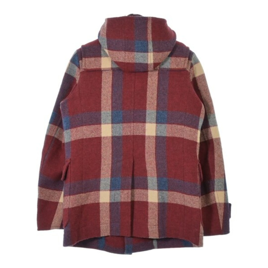 DSQUARED ダッフルコート 48(L位) 赤xアイボリーx青(チェック DSQUARED ダッフルコート 48(L位) 赤xアイボリーx青(チェック